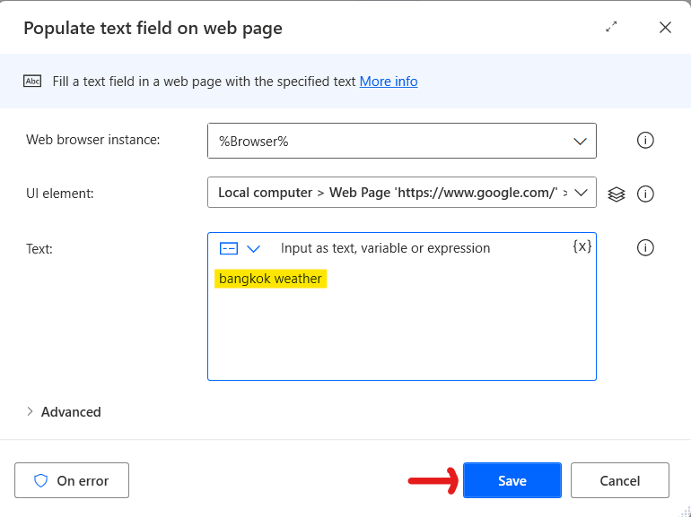 Get details of element on web page in Power Automate Desktop – PenBot_RPA