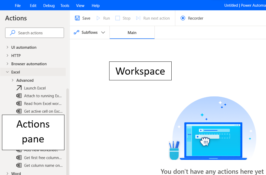 Read Excel with Power Automate Desktop – PenBot_RPA