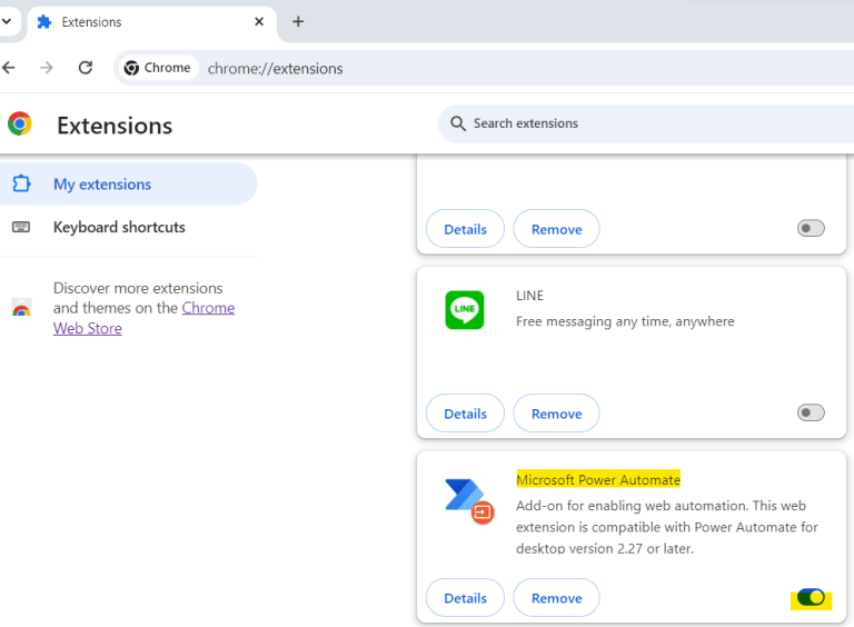 Install Power Automate Desktop Extensions – PenBot_RPA