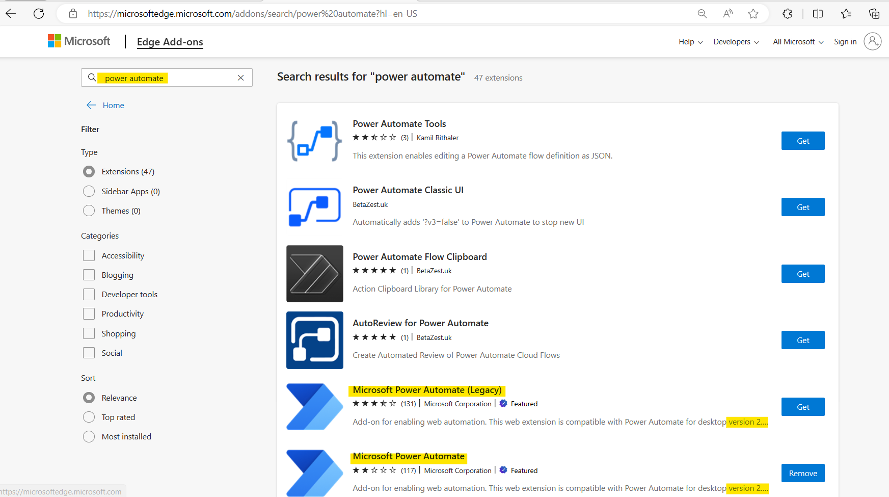 Install Power Automate Desktop Extensions – PenBot_RPA