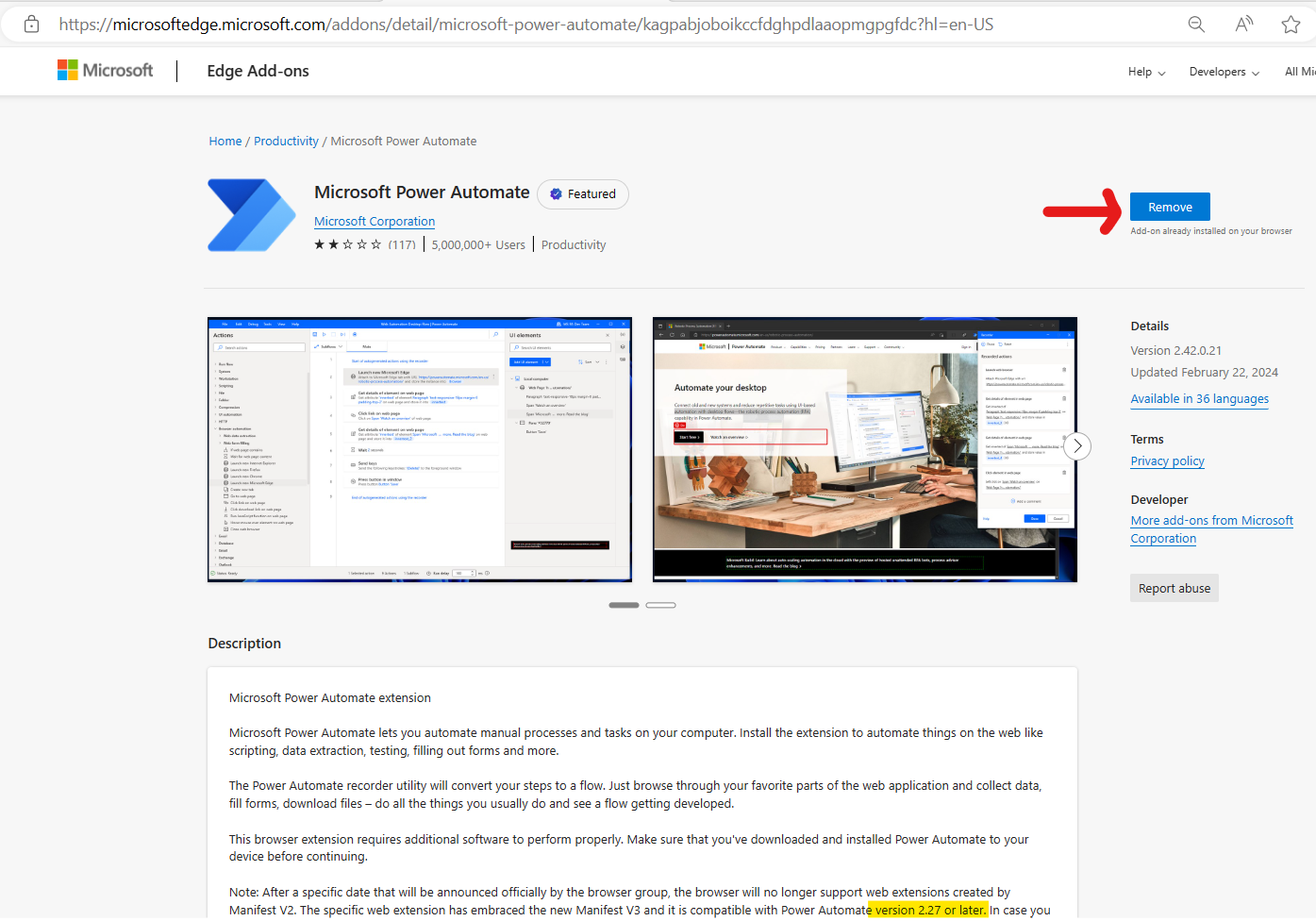 Install Power Automate Desktop Extensions – PenBot_RPA