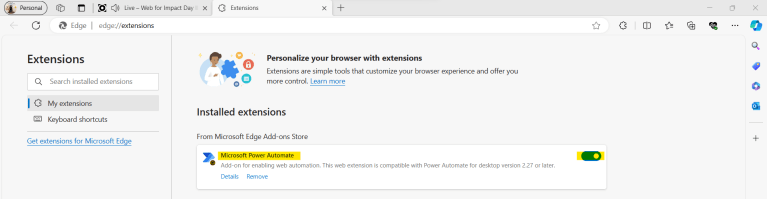 Install Power Automate Desktop Extensions – PenBot_RPA