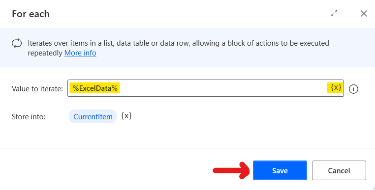 Using For each to read values in Excel with Power Automate Desktop ...