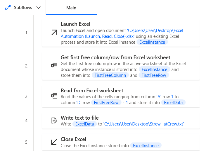 Create Subflow In Power Automate Desktop Penbotrpa