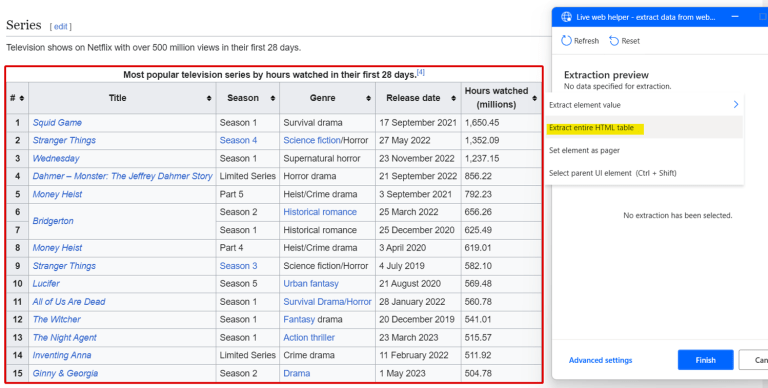 Extract data from web page using Power Automate Desktop – PenBot_RPA