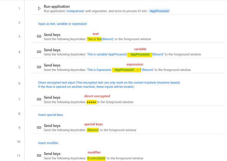 How to press keyboard shortcuts in Power Automate Desktop – PenBot_RPA