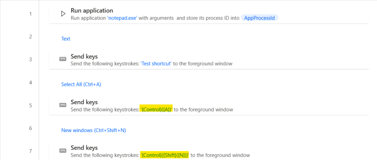 How to press keyboard shortcuts in Power Automate Desktop – PenBot_RPA