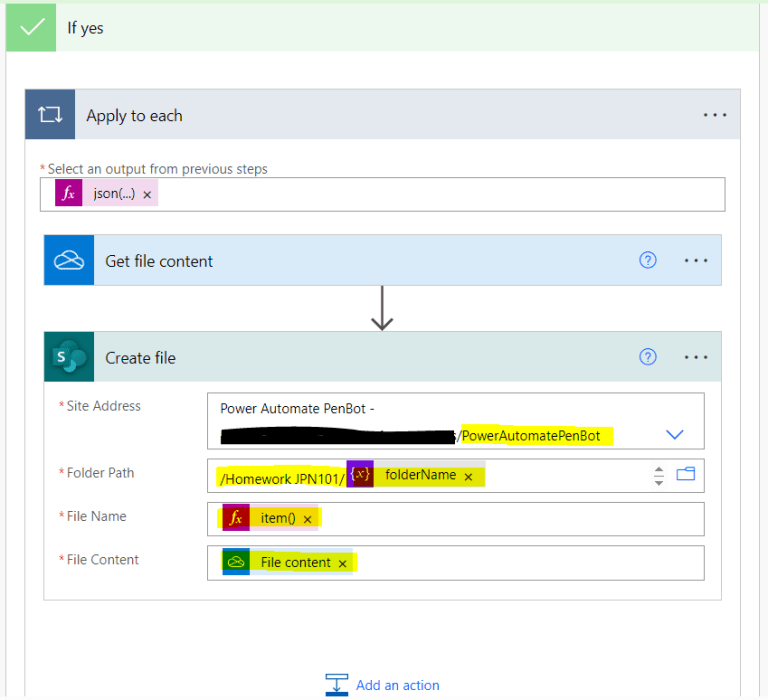 Save MS Forms Attachment to SharePoint Library – PenBot_RPA