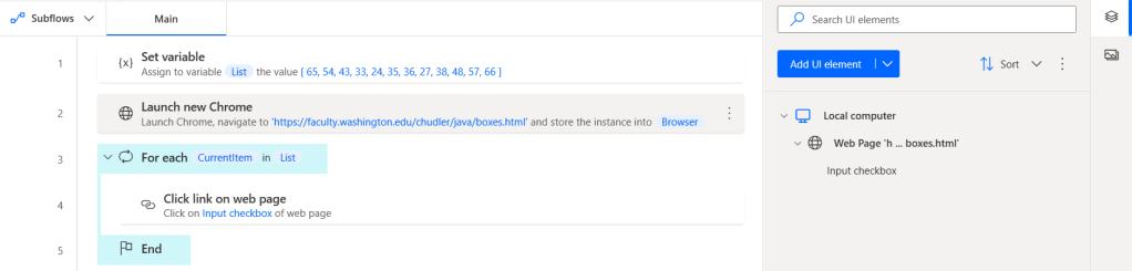 Using for each loop in Power Automate Desktop – PenBot_RPA