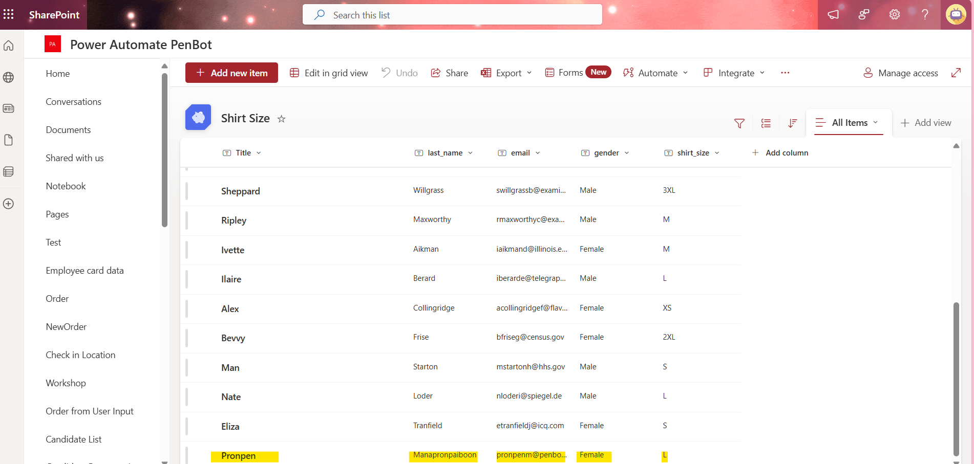 Notify a team of new SharePoint file/SharePoint list item – PenBot_RPA