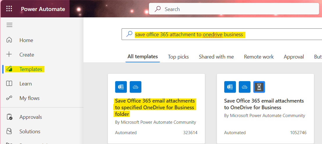 Save Office 365 email attachments to specified OneDrive for Business ...