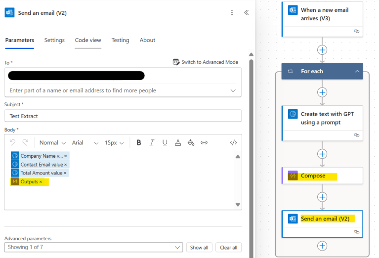 Extract invoice data with AI prompts and using RPA create transaction ...